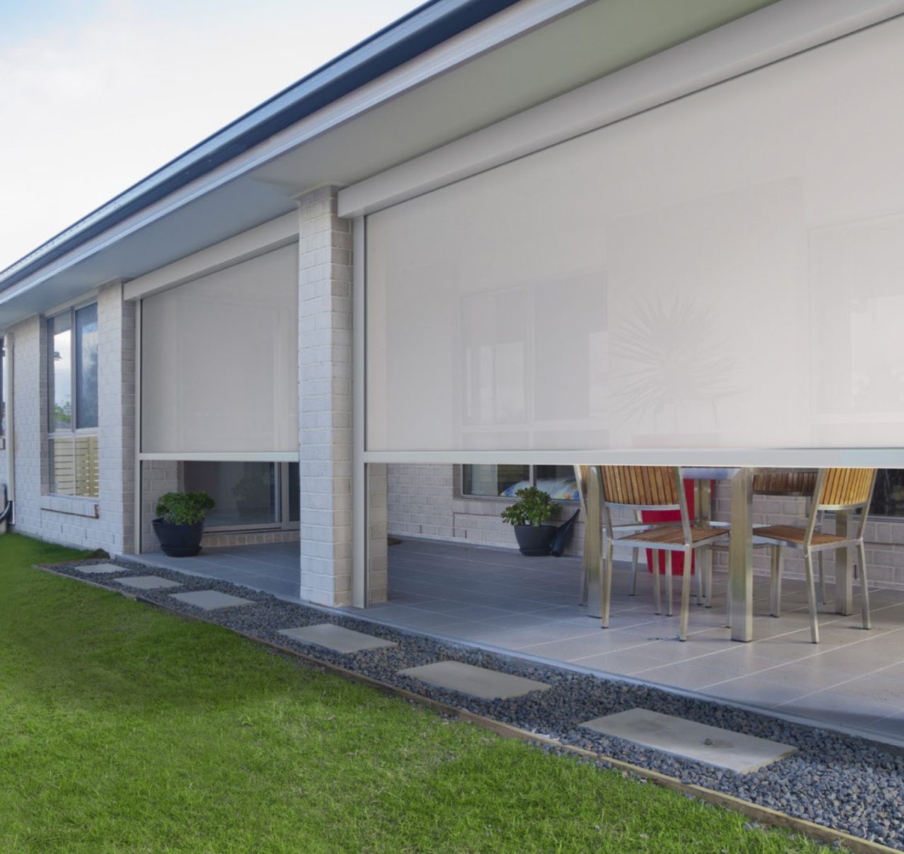 Sidewalls and Screens - SolarShield Awnings